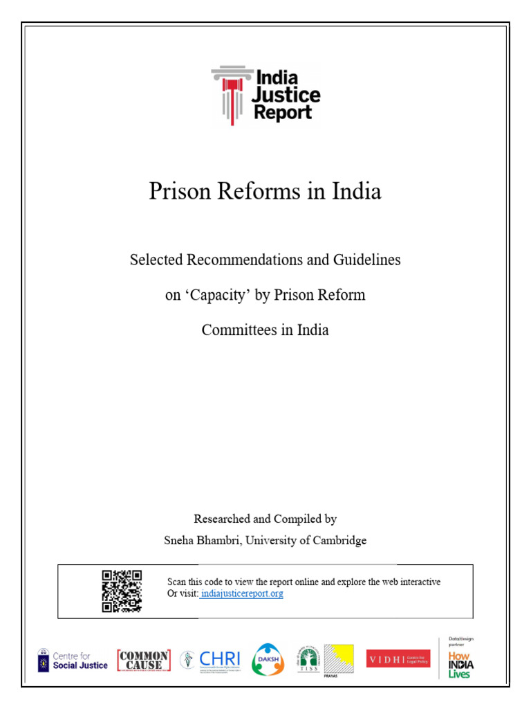 Mulla Committee's Key Prison Reforms | PDF | Prison | Probation