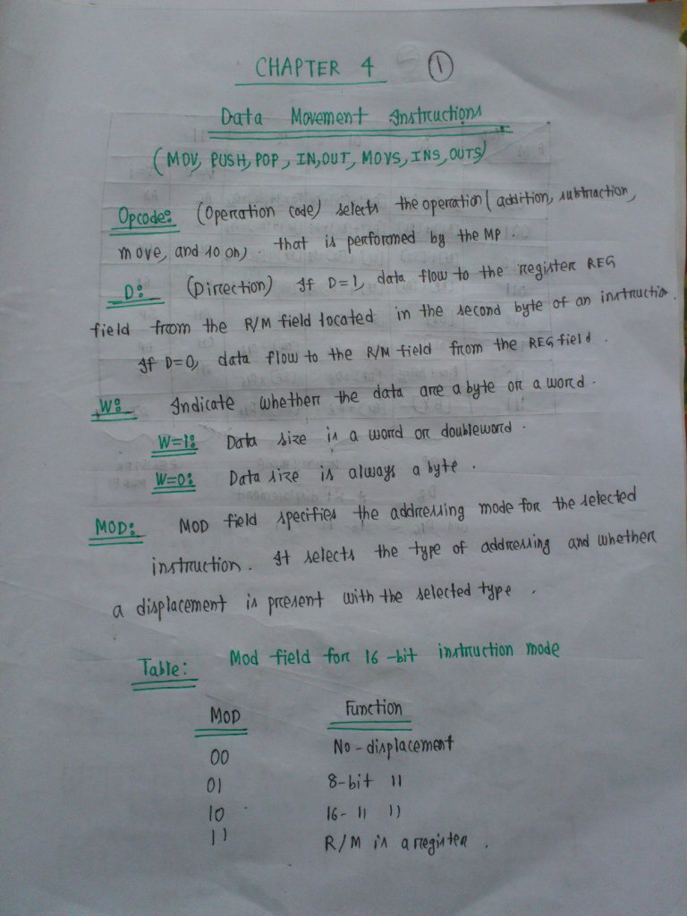 Chapter-04 Data Movement Instructions | PDF