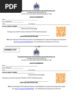 PAFTE Associate Membership Registration Form | PDF