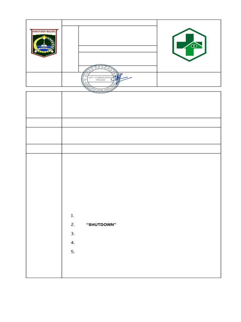 SOP Penggunaan Hematology Analyzer Sysmex | PDF