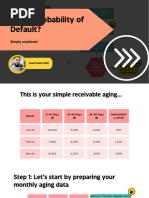 Ifrs 9 Example Lifetime ECL Trade Receivables Provision Matrix 01 | PDF