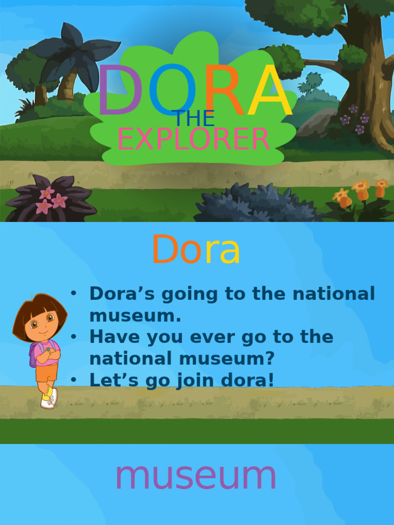 Dora The Explorer Template | PDF
