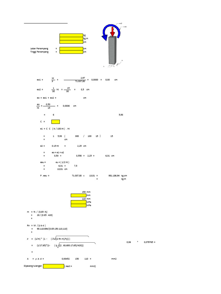 TULANGAN KOLOM | PDF