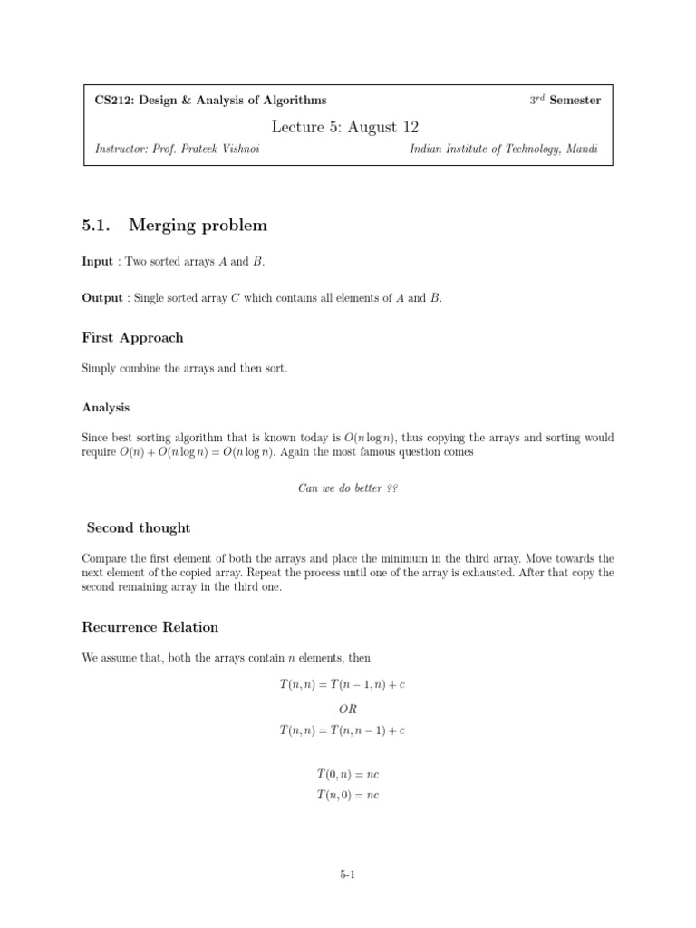 Lec 5 | PDF | Time Complexity | Theoretical Computer Science Lec 5 | PDF | Time Complexity | Theoretical Computer Science