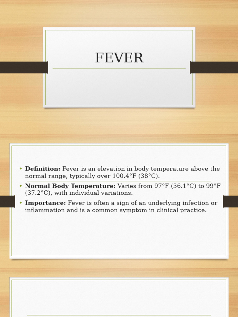 fever | PDF