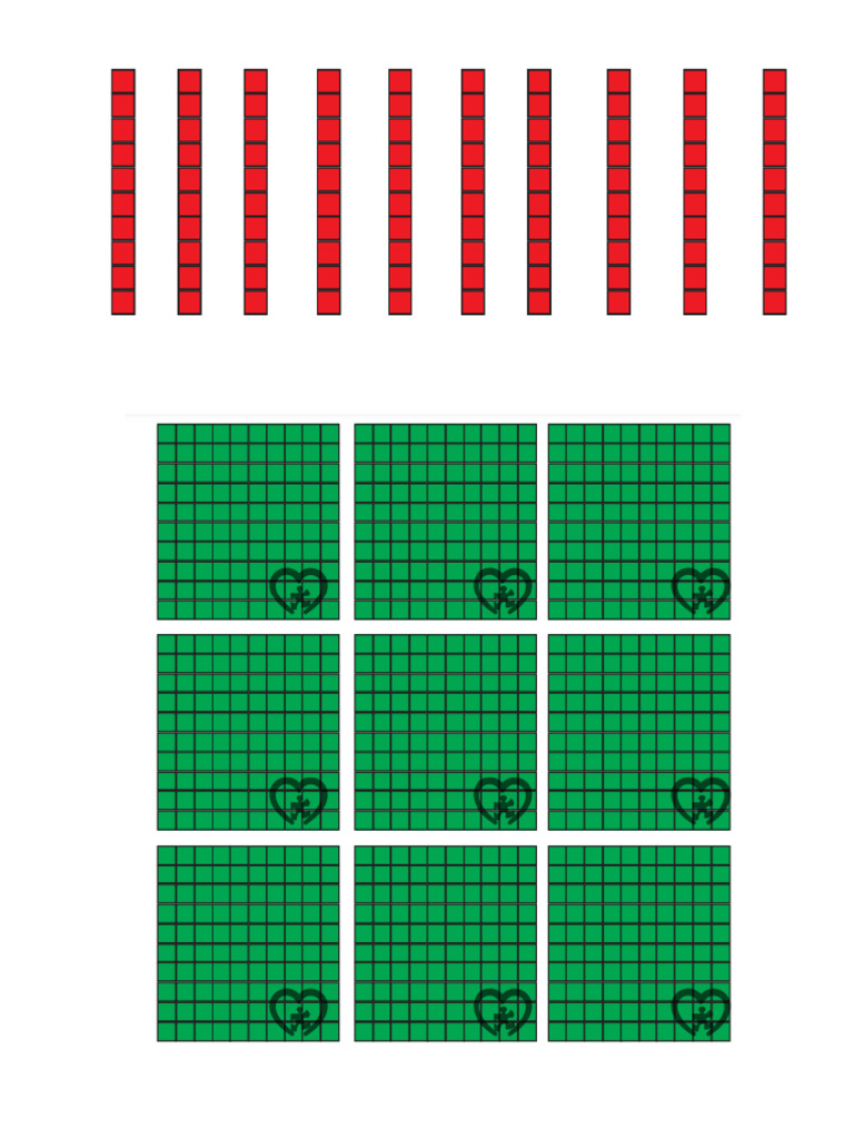 bloques de unidades, decenas, centenas y unidades de millar | PDF