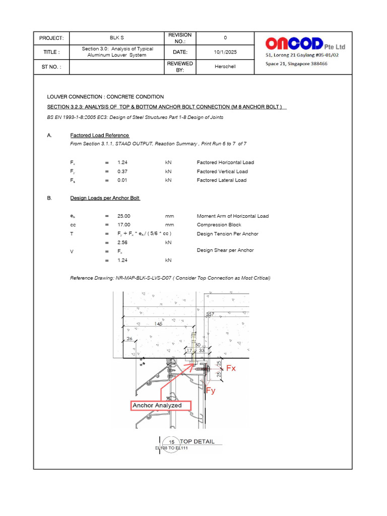 Section 3.2.3A - T&B Anchor Load | PDF