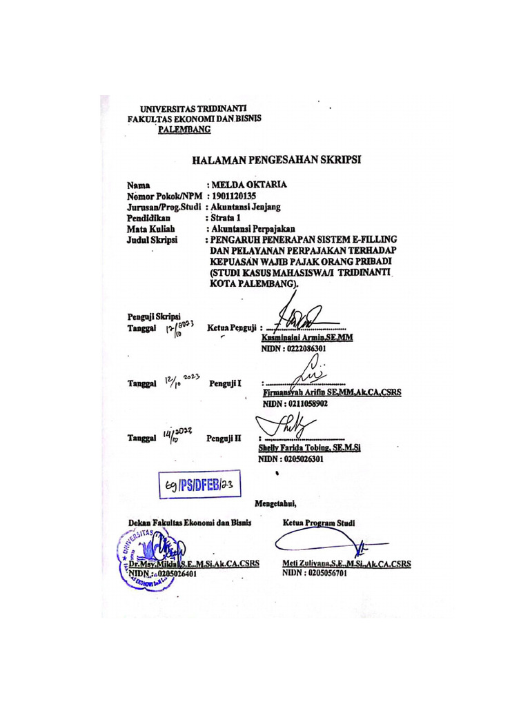 Lembar Pengesahan | PDF