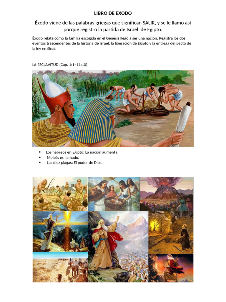 LIBRO DE EXODO | PDF