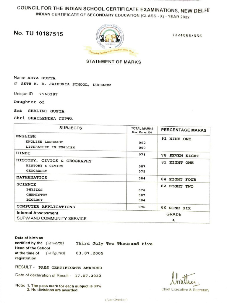 CLASSXCERTIFICATE Compressed | PDF | Educational Stages