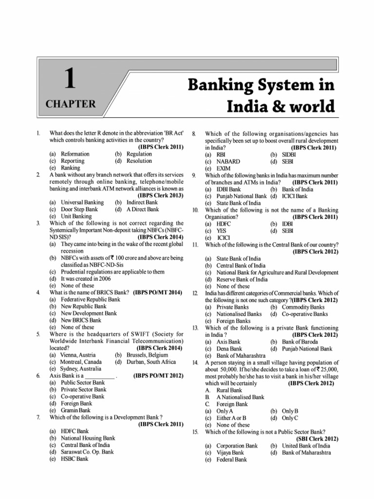 Banking System in India & World | PDF