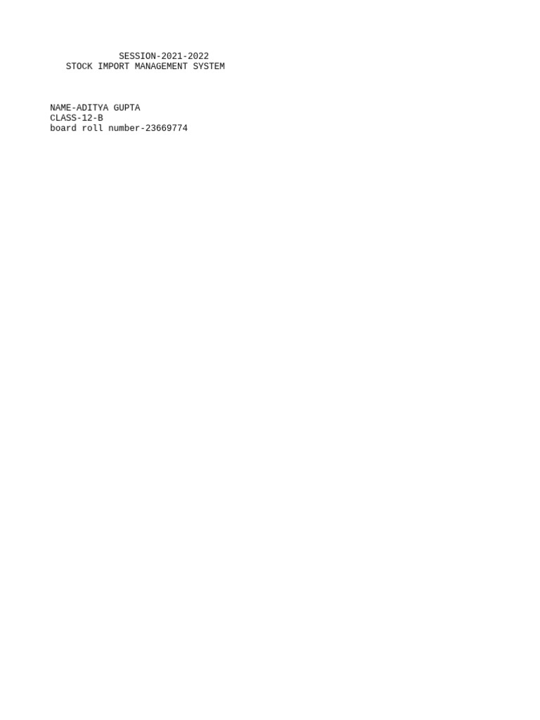 CS PROJECT Converted 11 | PDF | My Sql | Databases