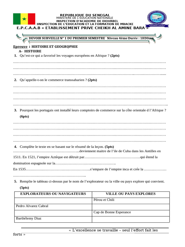 Devoir Hg 4 N 1 Pdf