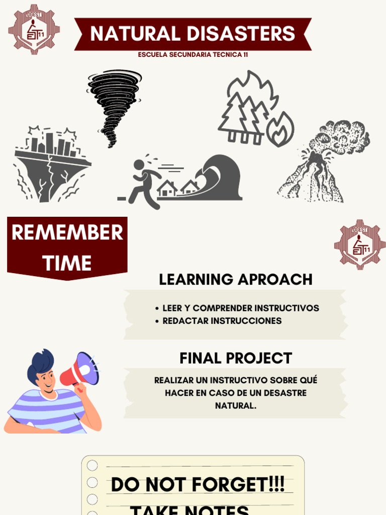 Natural Disaster Safety Instructions | PDF