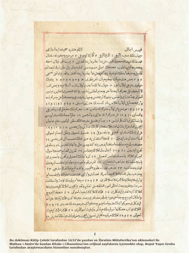 0 Cihannuma - I XXII | PDF