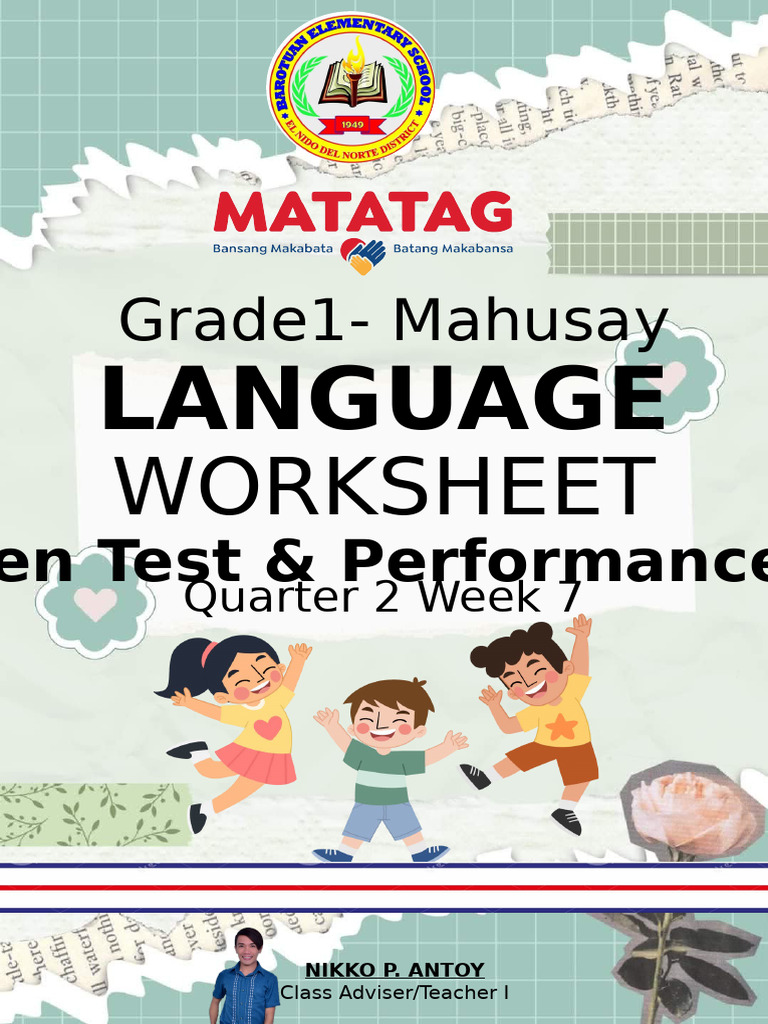 Q2 Language Week 7 | PDF
