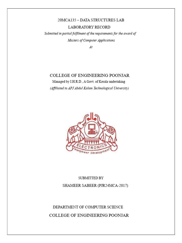ShemeerDS | PDF | Vertex (Graph Theory) | Pointer (Computer Programming)