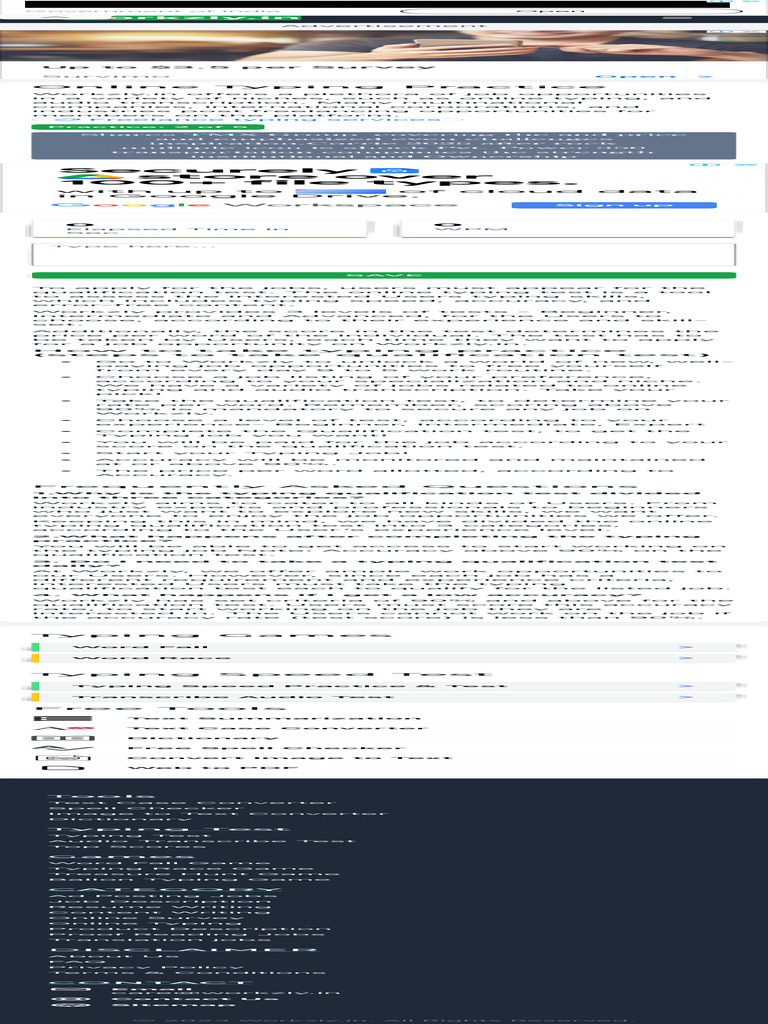Online Typing Jobs & Tests at Workzly | PDF | Human Communication ...