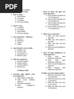 Turkish A1 Complete Exam | PDF