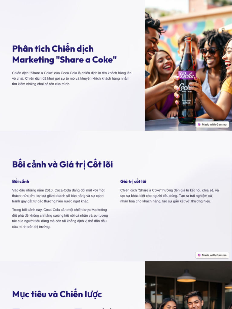 Phan Tich Chien Dich Marketing Share A Coke | PDF