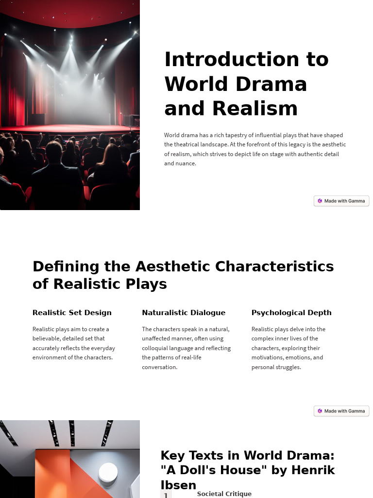WEEK 7 - Introduction-to-World-Drama-and-Realism | PDF | Realism (Arts ...