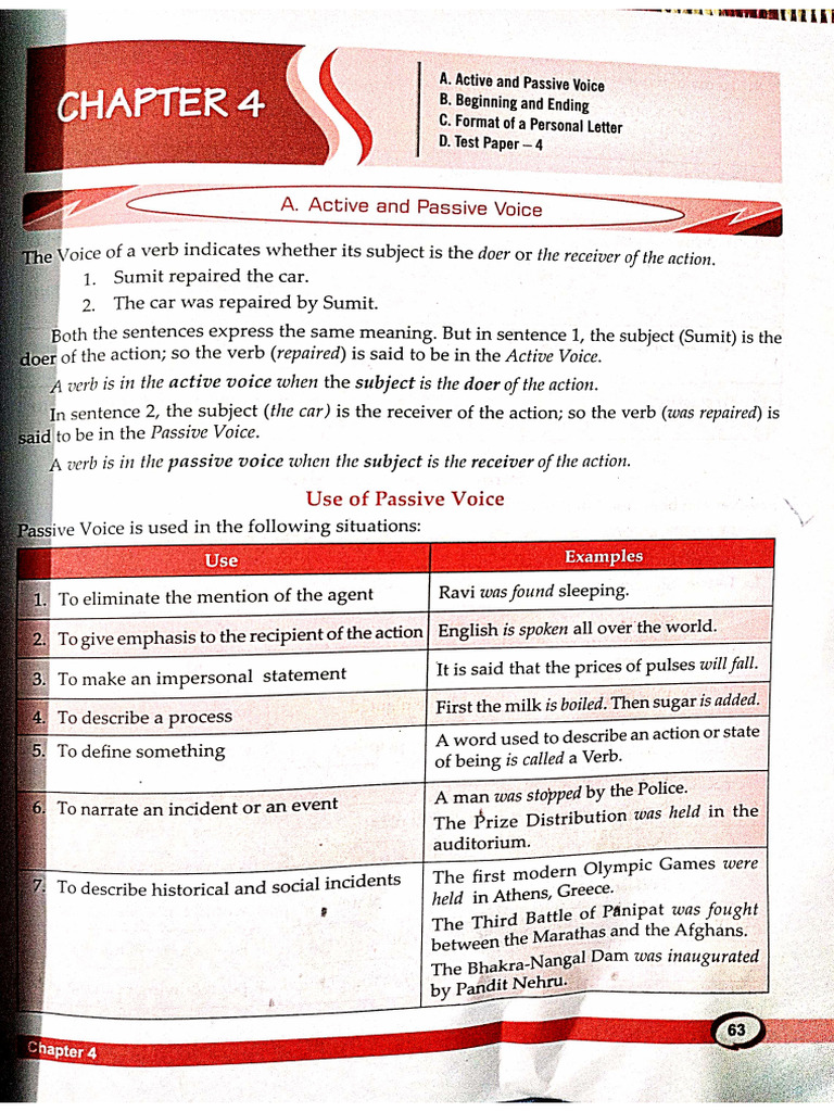 Active and Passive Voice | PDF