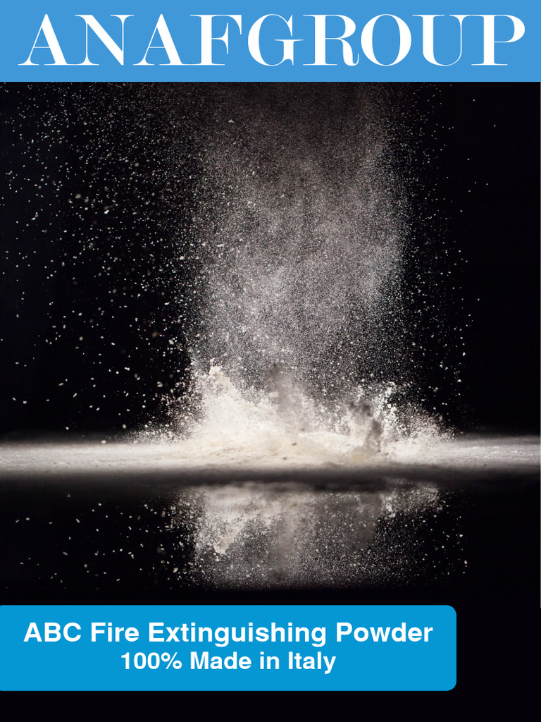 ABC Fire Extinguishing Powder Specs | PDF | Chemical Compounds ...