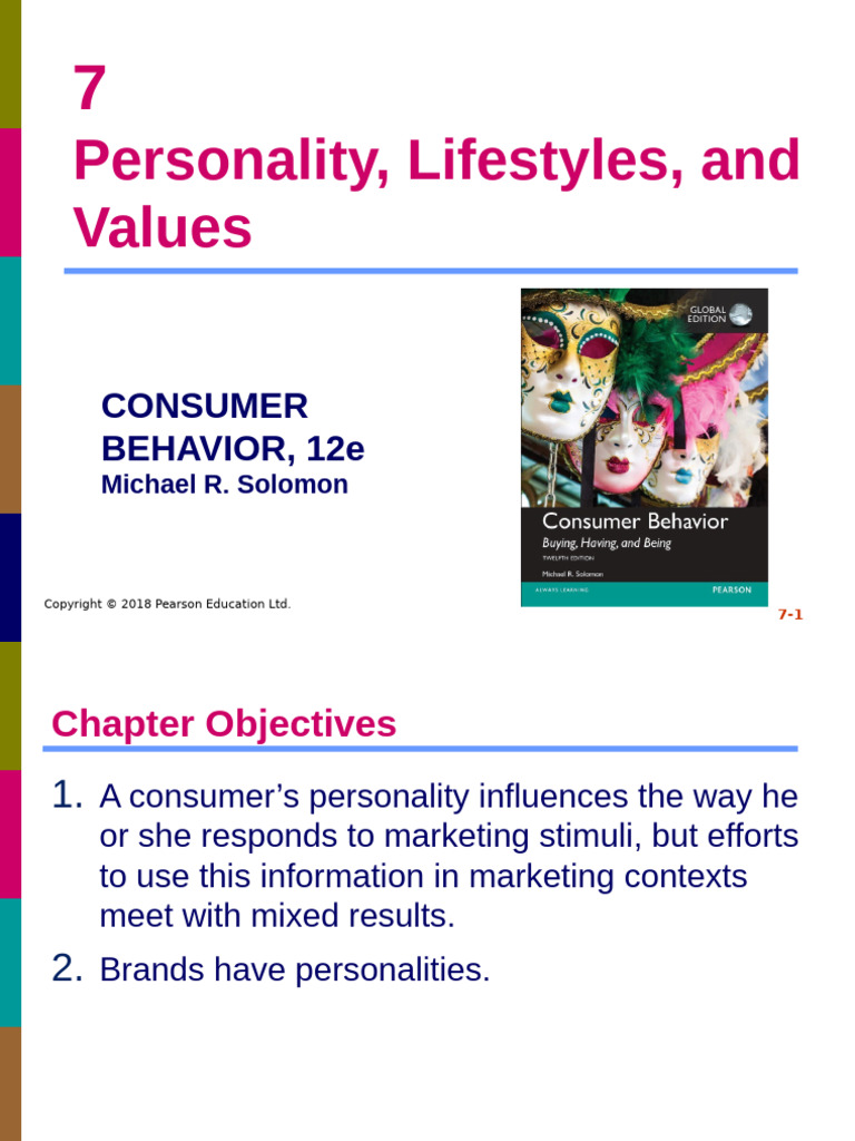 Solomon - Ch7-Personalty, Lifestyle, Values | PDF | Id | Archetype