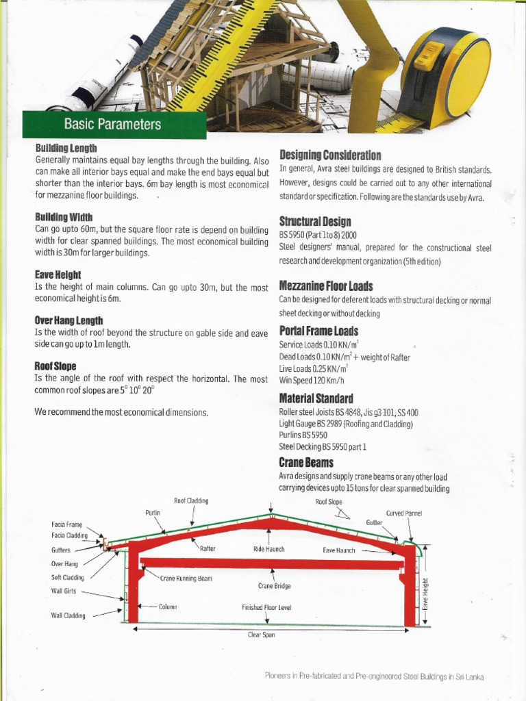 Steel Buildings - 1 | PDF