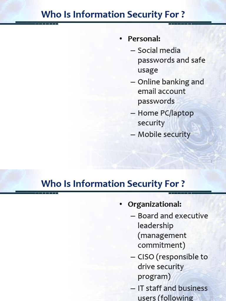 Information Security Lecture 3 Pdf