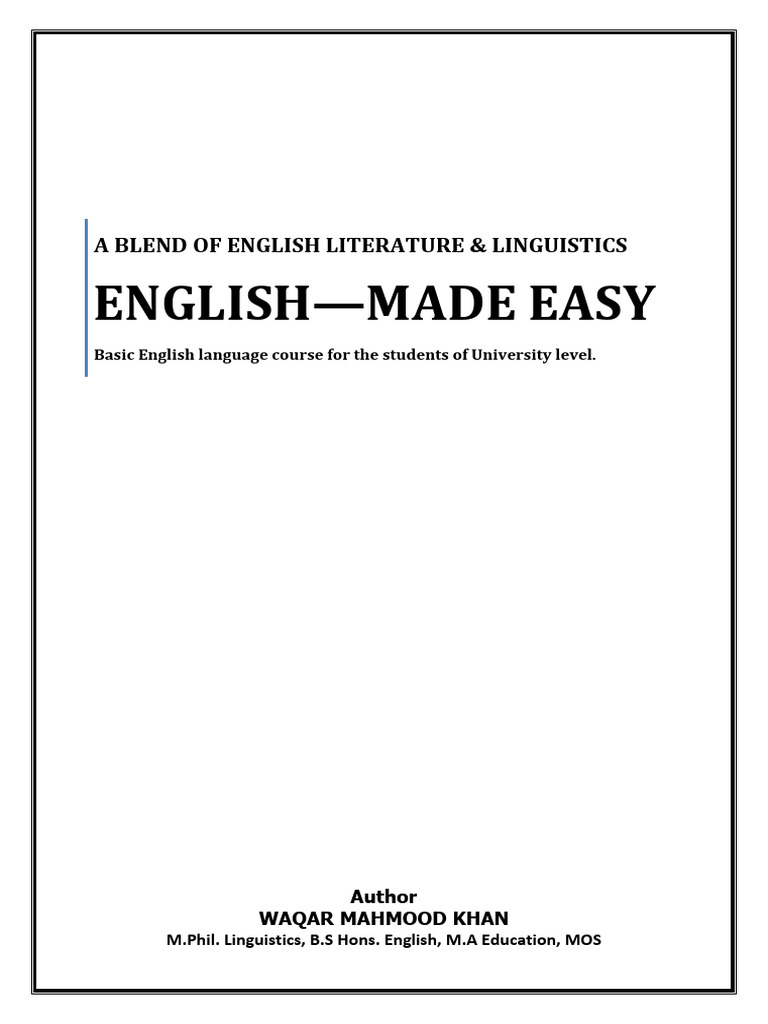 University Notes For English Semester 1 | PDF | Adverb | Verb