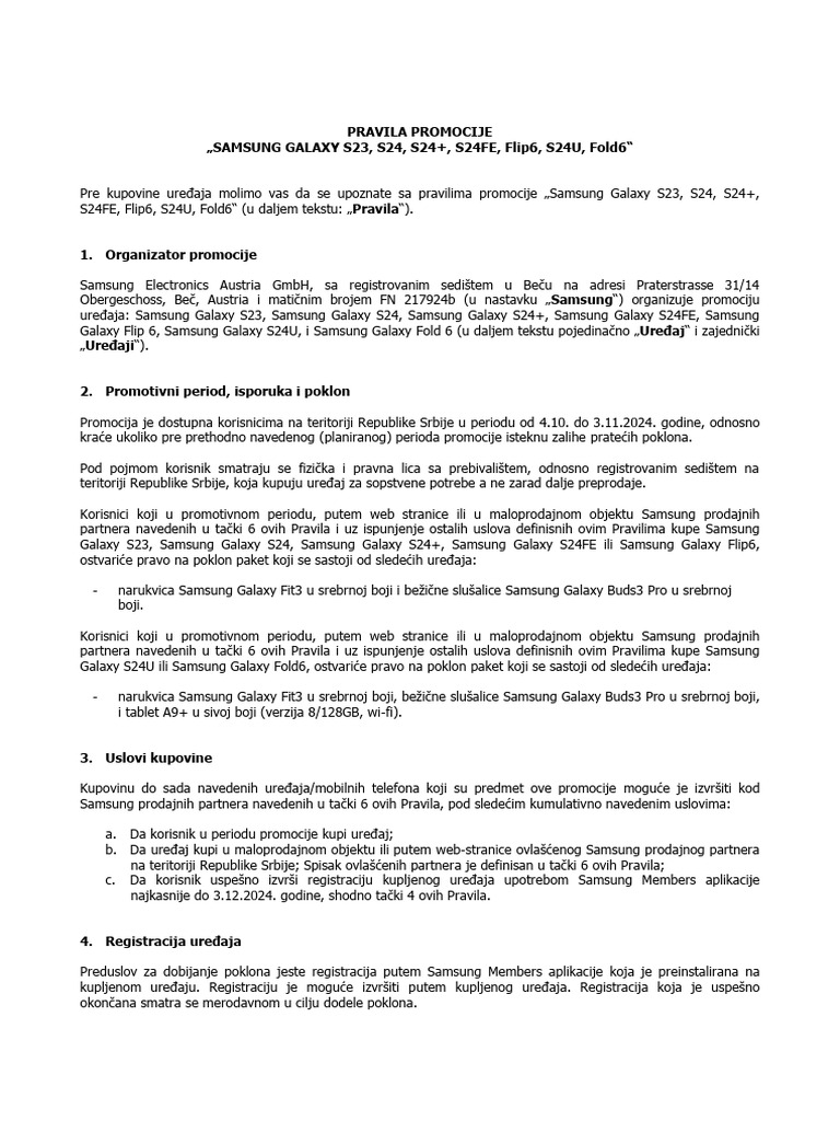 Pravila Z I S Serija 2024 Srbija | PDF