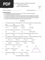 WAEC Mathematics Past Questions Guide | PDF | Circle | Angle