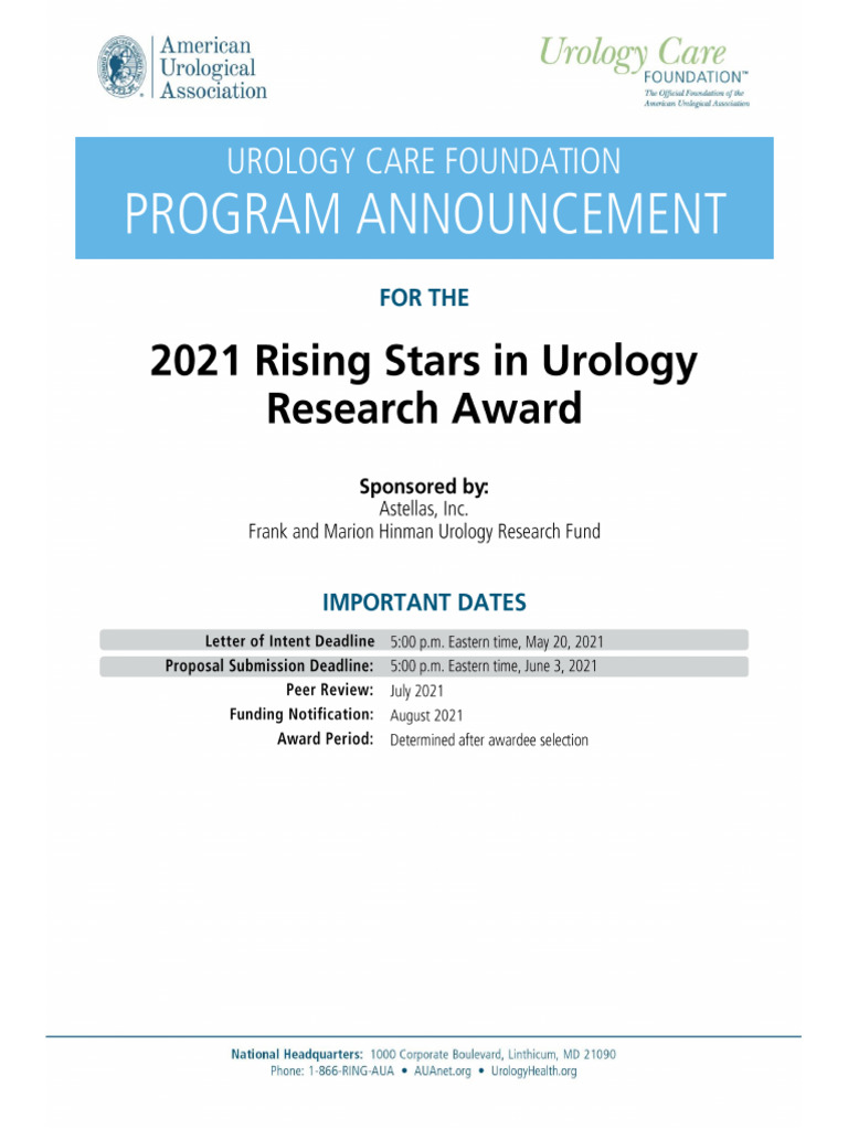 2021 RSTAR Program Announcement | PDF | Institutional Review Board ...