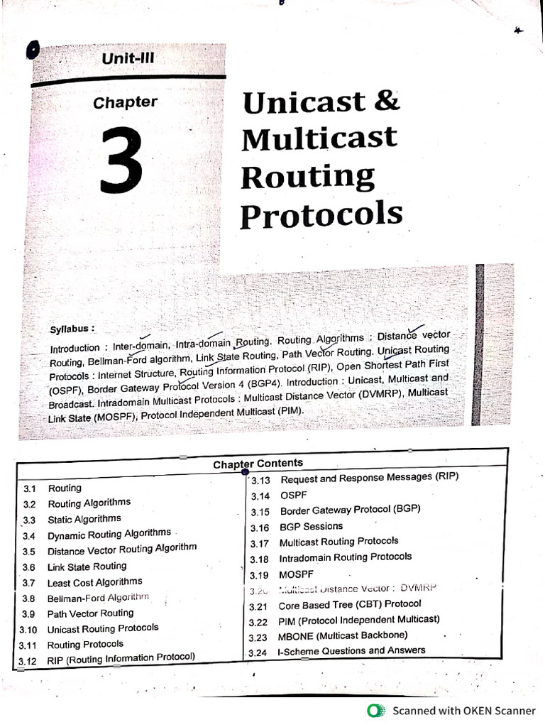 ACN Notes Unit 3 | PDF