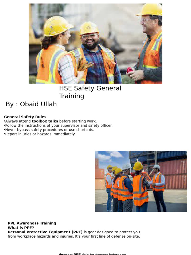 PPE Training for Construction Safety | PDF | Personal Protective ...