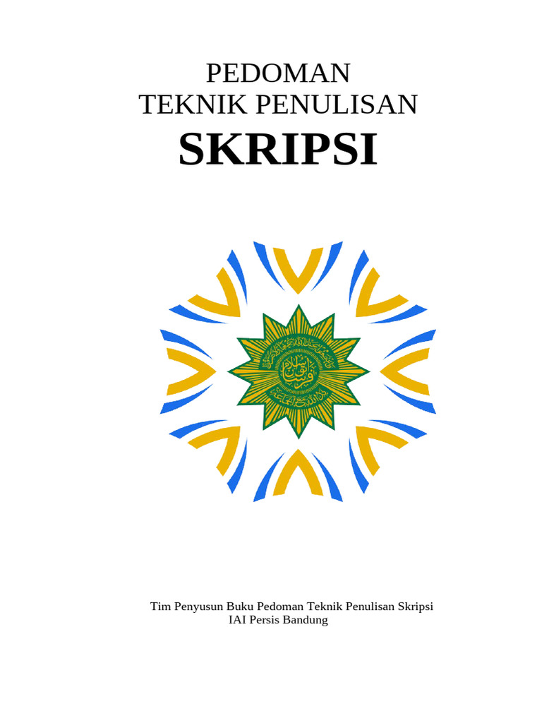 Revisi Pedoman Penulisan Skripsi 2023 | PDF