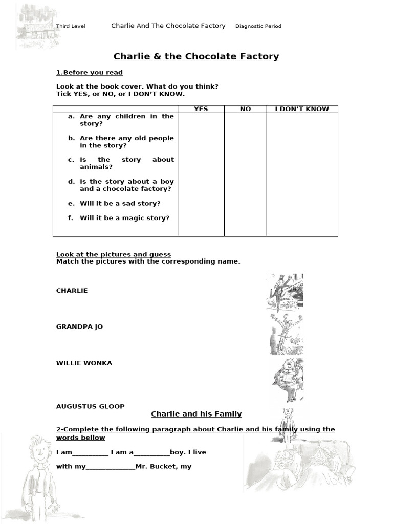 Charlie The Chocolate Factory | PDF