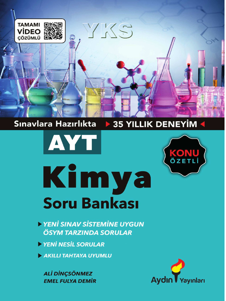 Aydın AYT Kimya Konu Özetli Soru Bankası | PDF