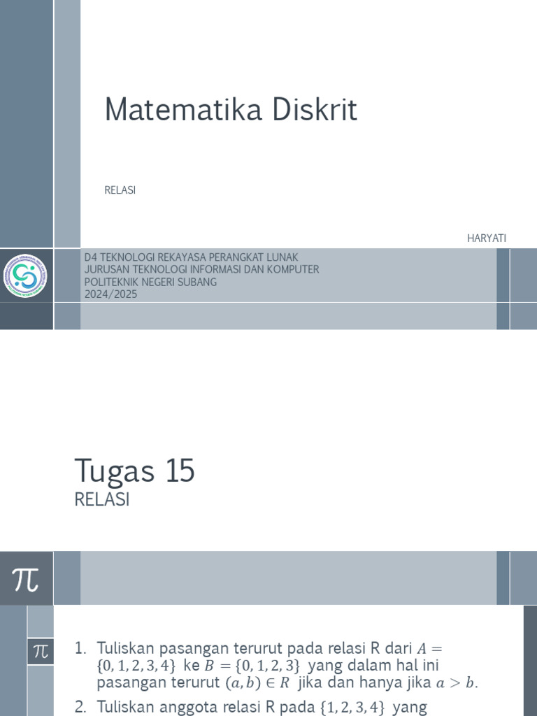 Tugas 15 - Relasi | PDF