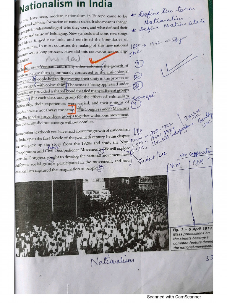 Nationalism in India | PDF