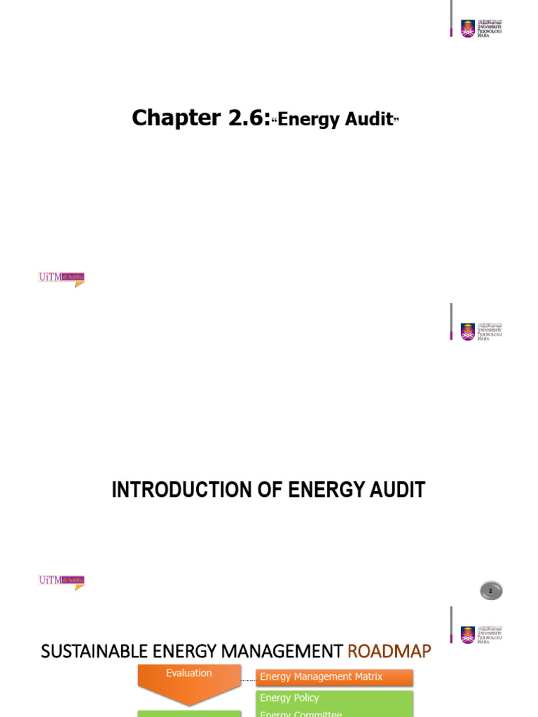 Chapter 2_6_energy audit | PDF | Audit | Energy Conservation