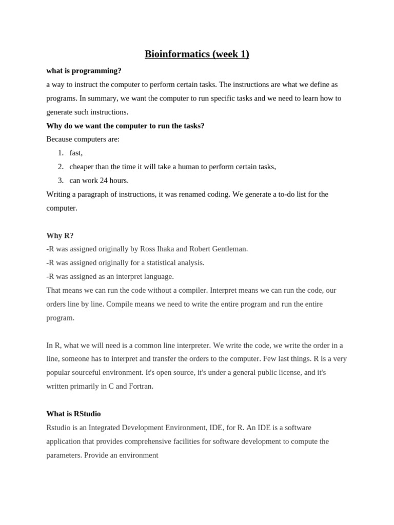 bio 9 | PDF | Computer Program | Programming