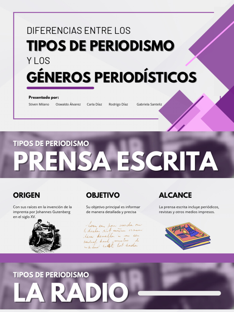 Diapositivas Stiven | PDF | Periodismo | Radiodifusión