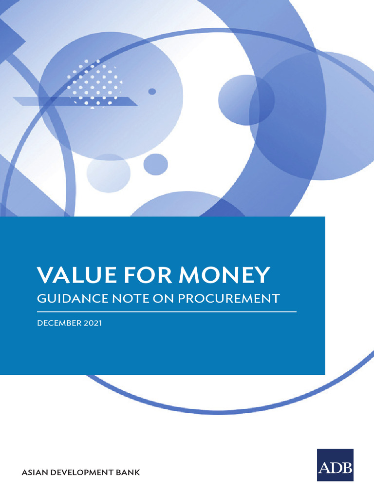 Procurement Value Money | PDF | Procurement | Evaluation