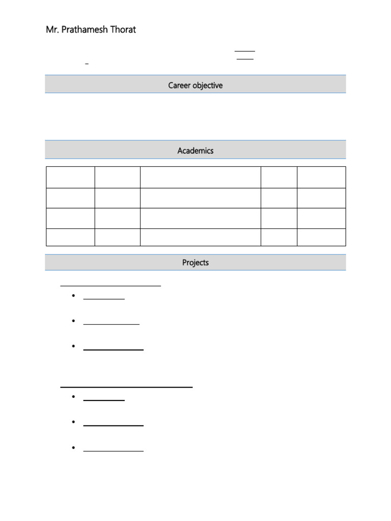 Prathamesh Thorat-Resume | PDF