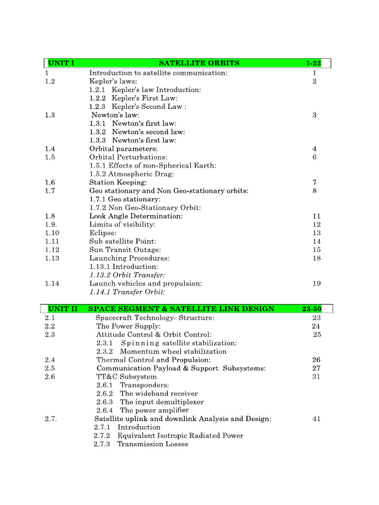 Satellite Communication | PDF