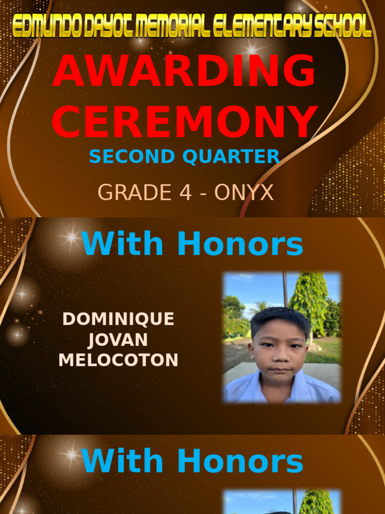 1st Quarter Awarding | PDF | Planets | Planets In Astrology