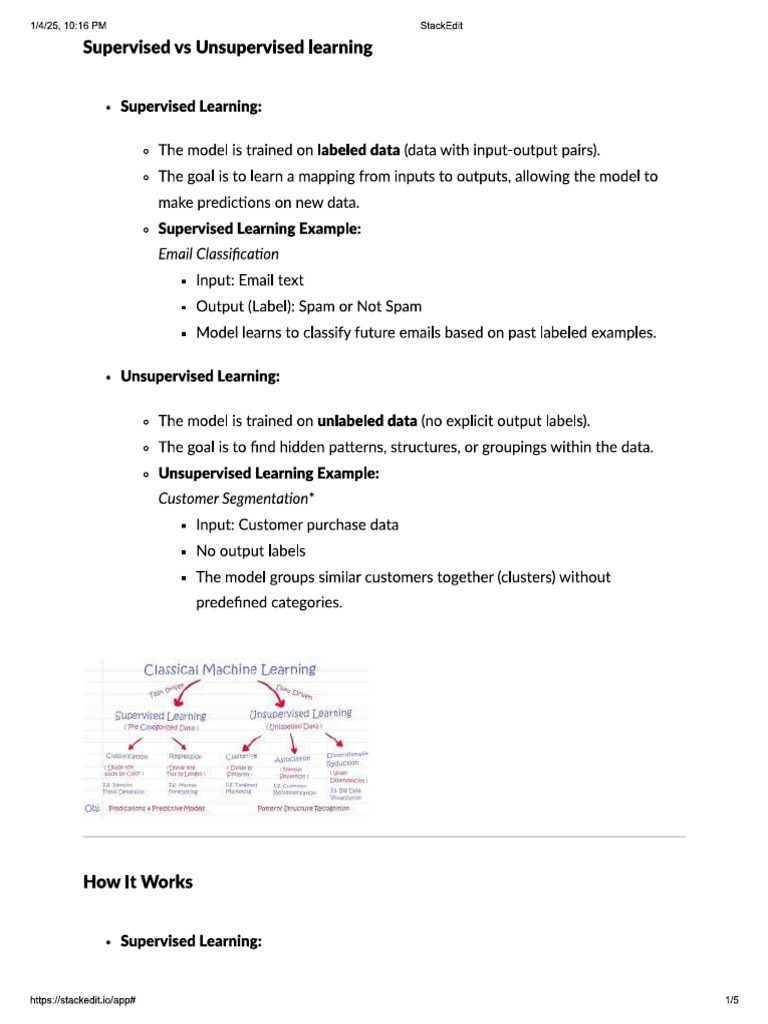 Supervised Vs Unsupervised | PDF