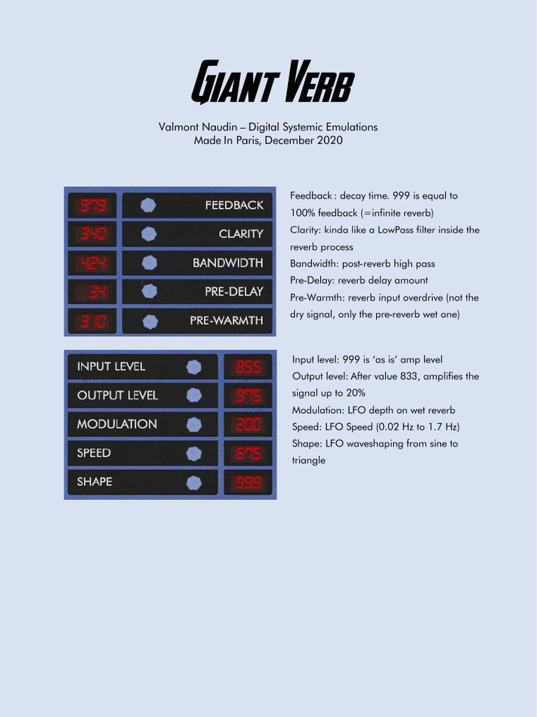 Giant Verb | PDF